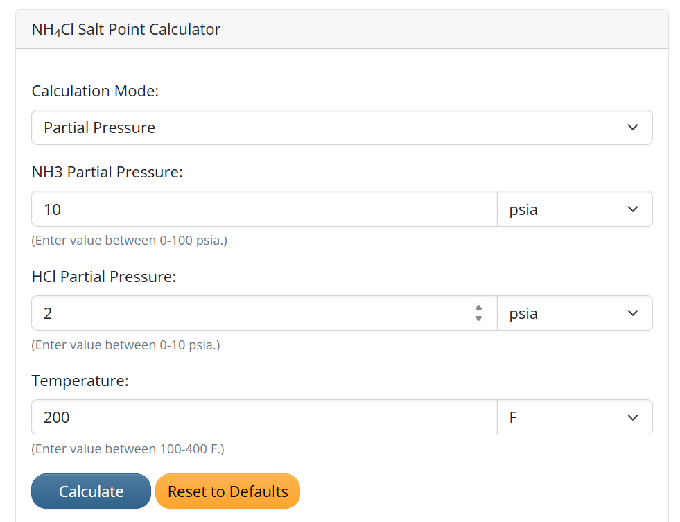 🔧 Ammonium Chloride Salt Formation (Sublimation) Temperature ...